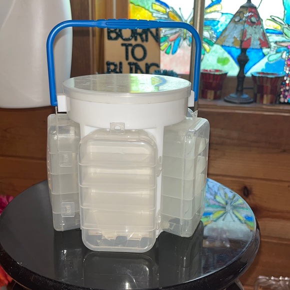 Office | Carry Case Holder Compartments Lid All Removable 25 Side 6 Top ...